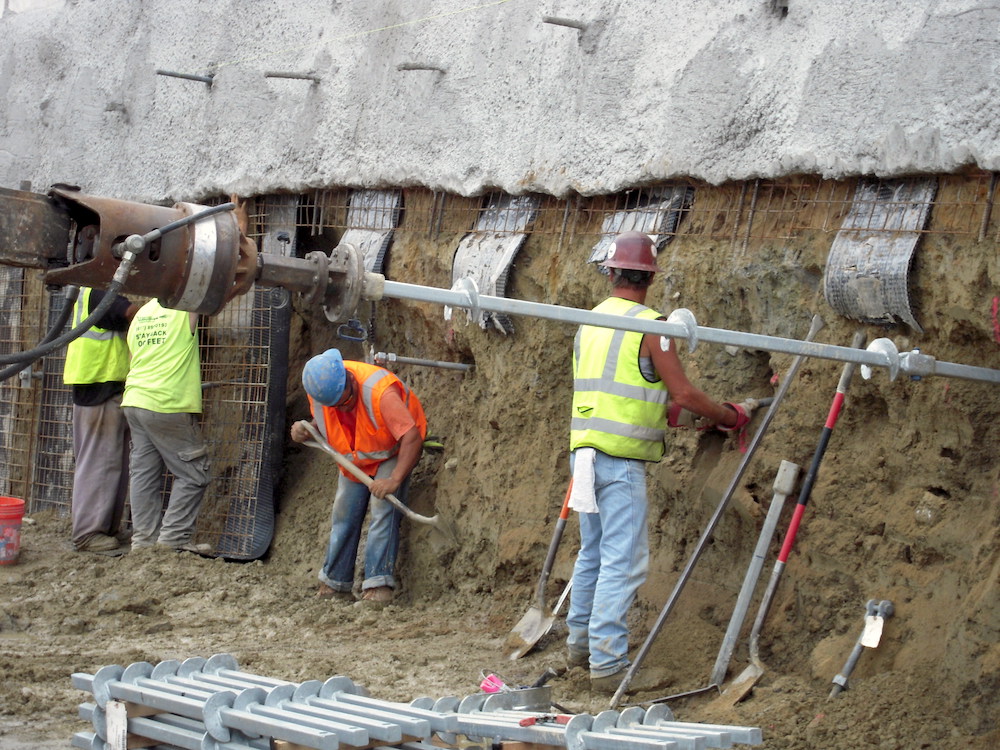 Earth-Retention-Using-Soil-Screws | Danbro Distributors